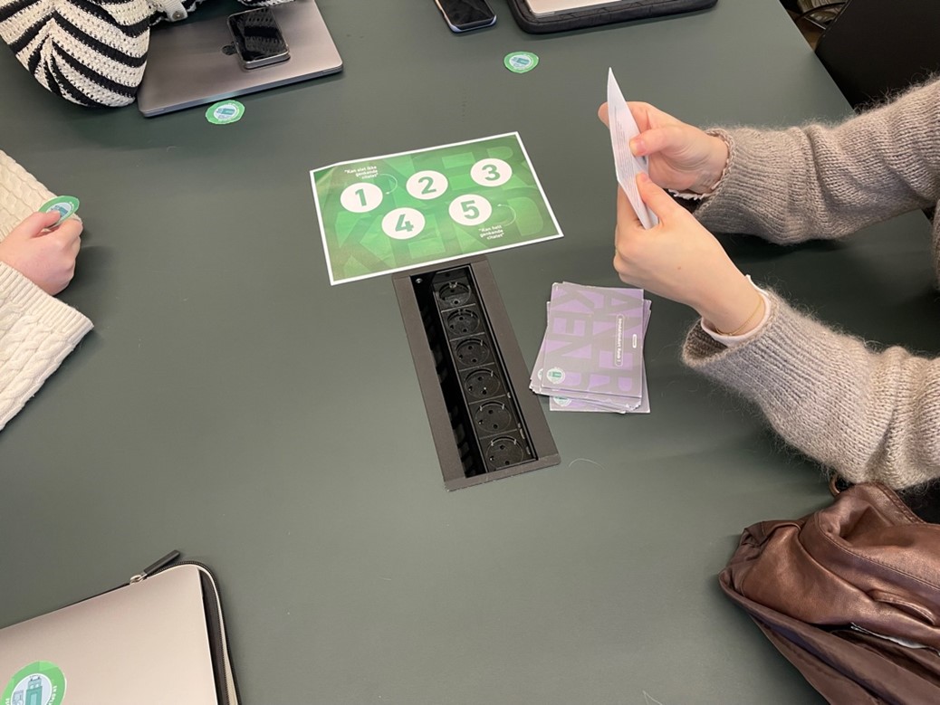 Dialogue cards – feedback and reception from the students